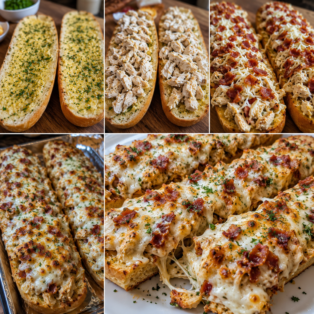 Chicken Bacon Ranch Knoflookbrood – Krokant, Romig en Boordevol Smaak ...